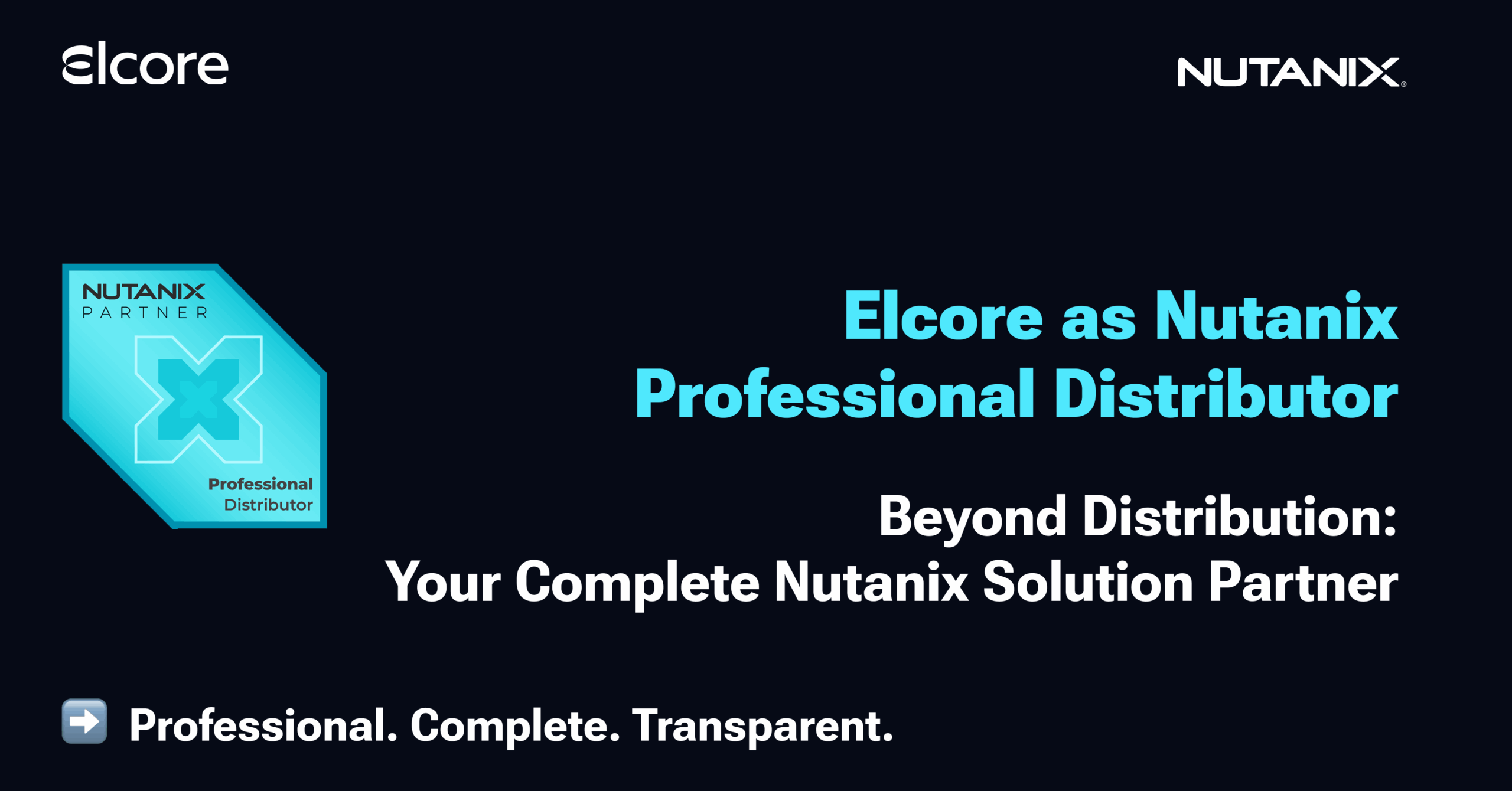 Elcore as a Nutanix Partner Professional Distributor – Elcore
